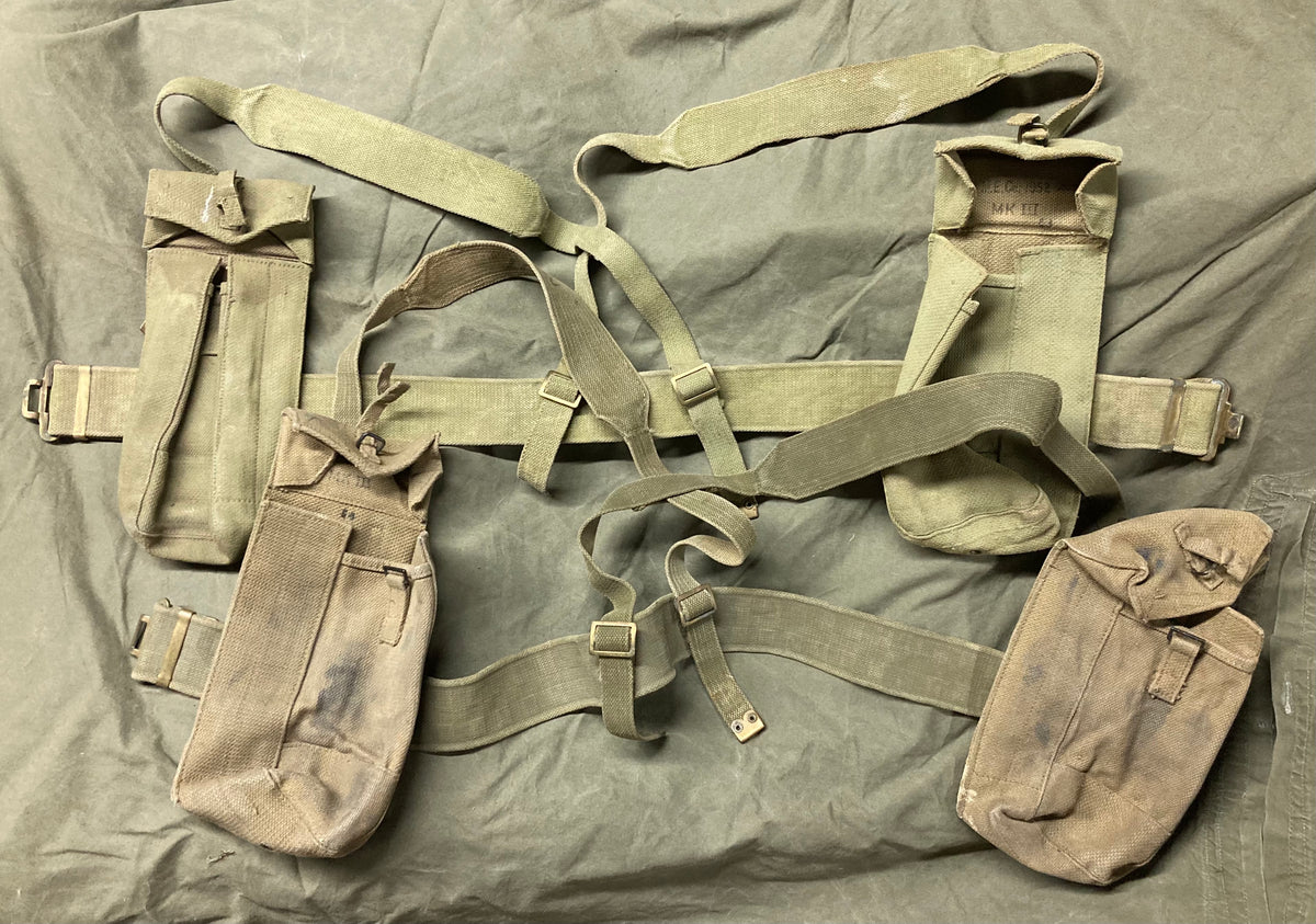 P37 5-Pc Web Set Khaki British & Canadian Post-WWII – camoLOTS.com