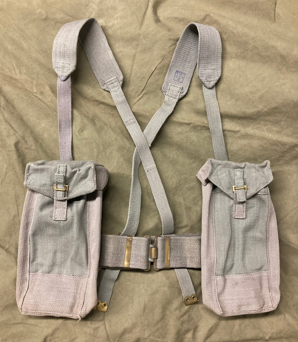 P37 5-Pc Web Set Blue-Gray Belgium Post-WWII – camoLOTS.com